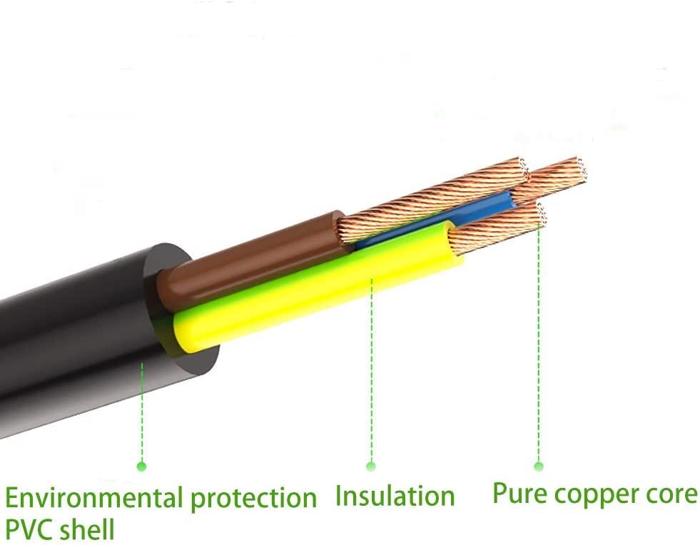 2-Pin Power Cord | AC Power Cable – Safe & Reliable Power